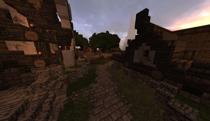 Small Medieval Village Minecraft Project