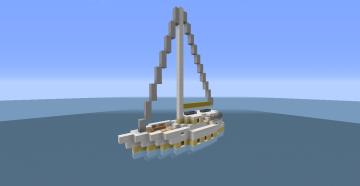 Sailing Boat (full interior) Minecraft Map