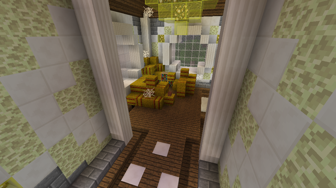 Golden Palace spawn and surroundings for server Minecraft Map