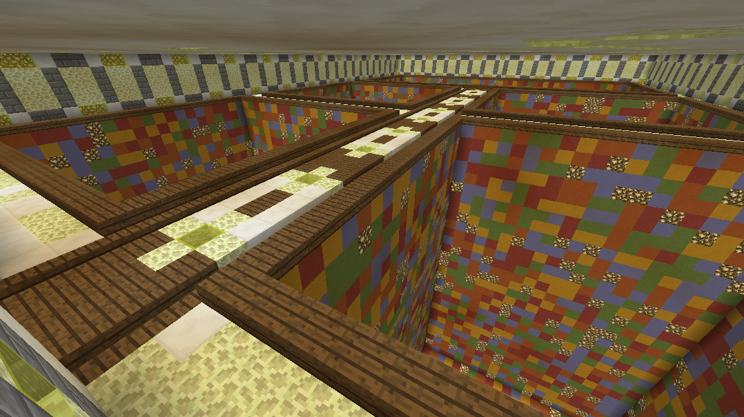 Golden Palace spawn and surroundings for server Minecraft Map
