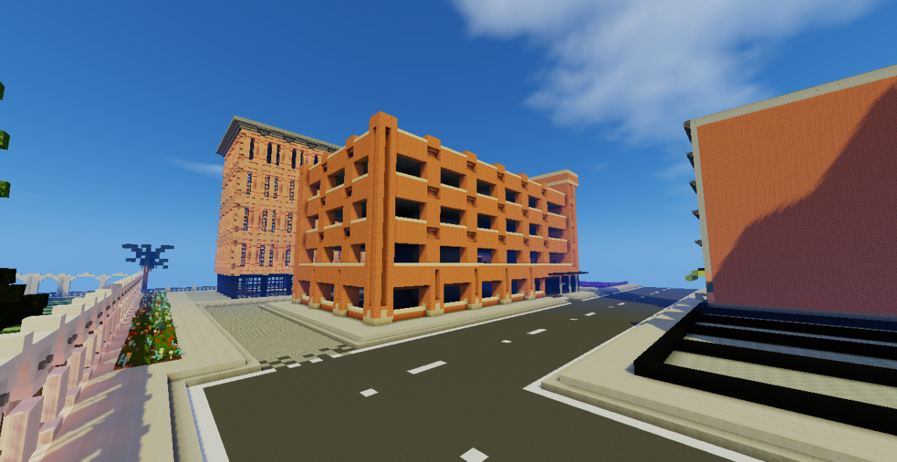 Realistic Parking Garage Minecraft Map
