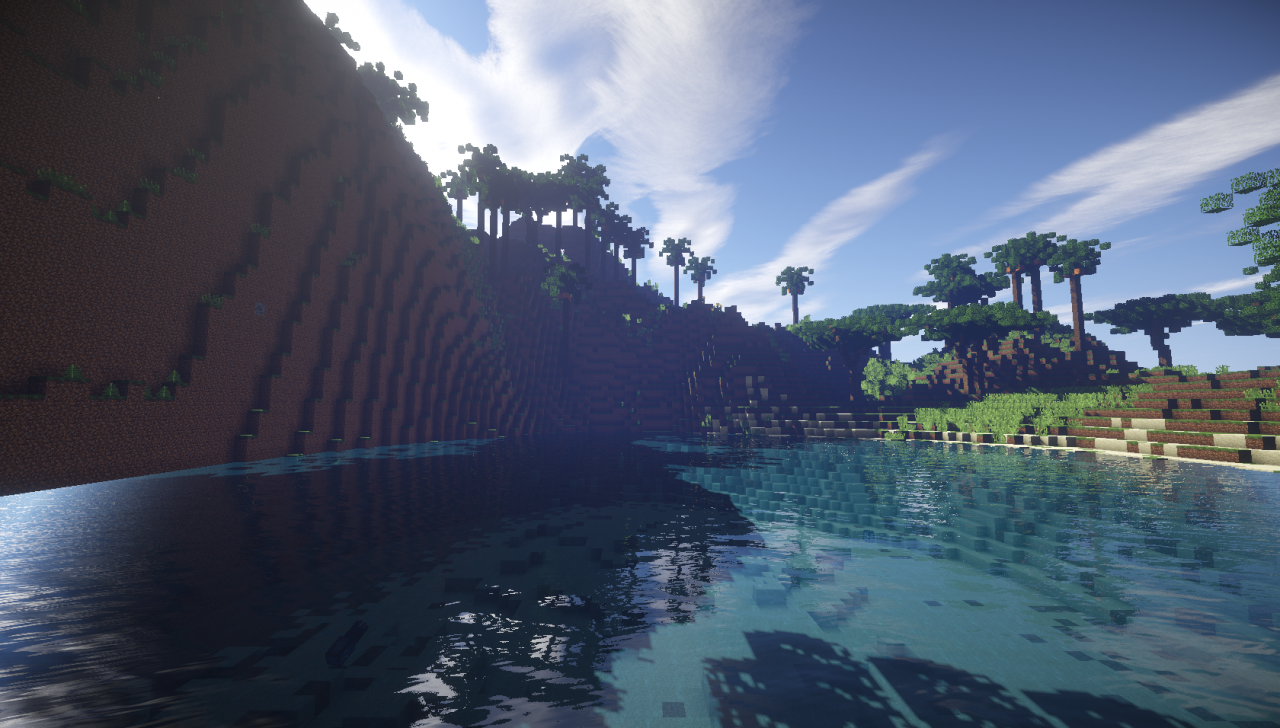 Custom realistic terrain-Paradise islands Minecraft Map