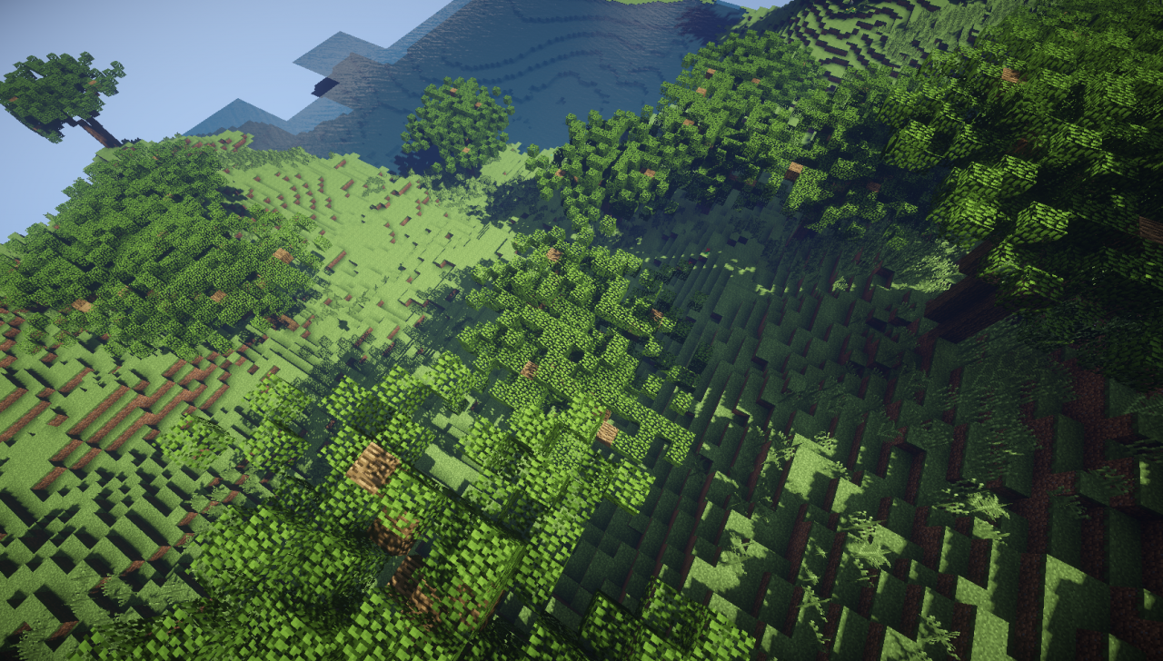 Custom realistic terrain-Paradise islands Minecraft Map