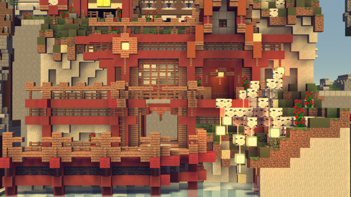 Small 35x35 Plot: Oriental Theme Minecraft Map
