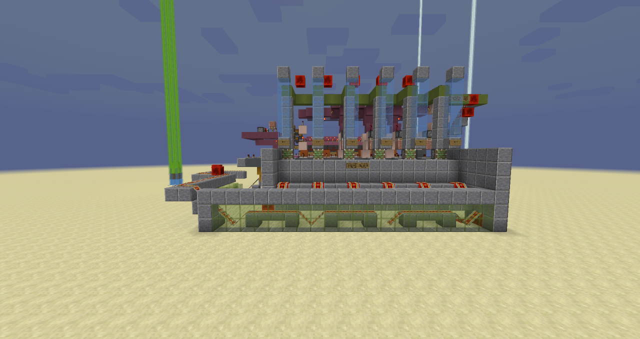 Vanilla/Survival Minecart Mail System (no command blocks) Minecraft Map