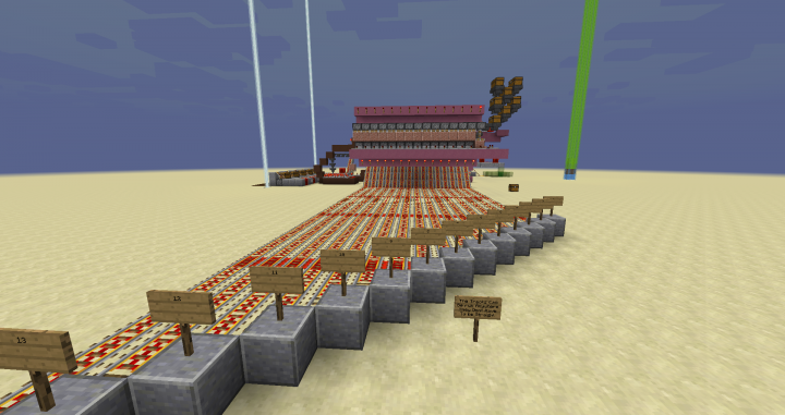 Vanilla/Survival Minecart Mail System (no command blocks) Minecraft Map