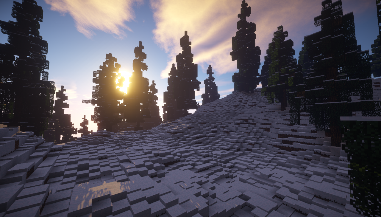 Custom realistc terrain-Arctic Minecraft Map