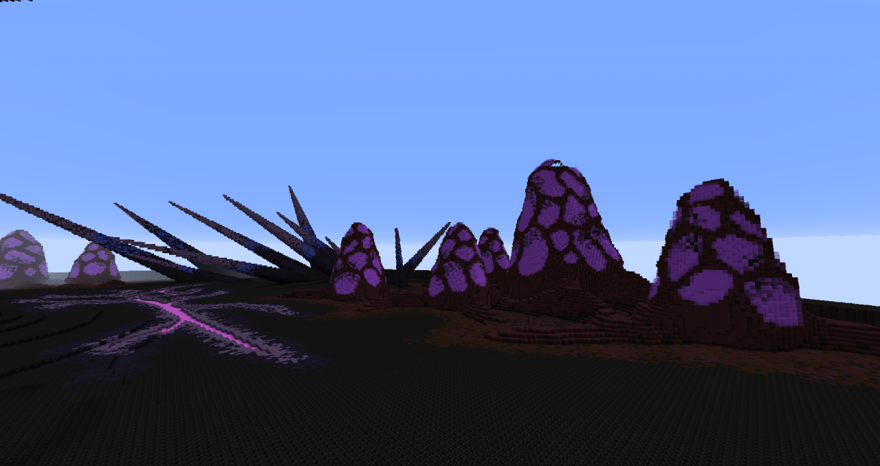 A Glimpse Into the Unknown Minecraft Map