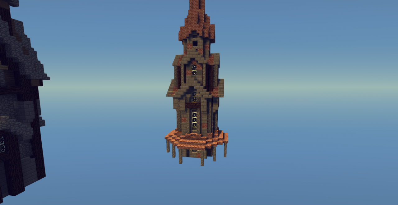 Two Medieval Tower Minecraft Map