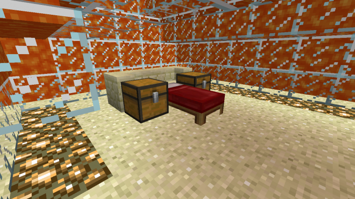 Lava House Minecraft Map