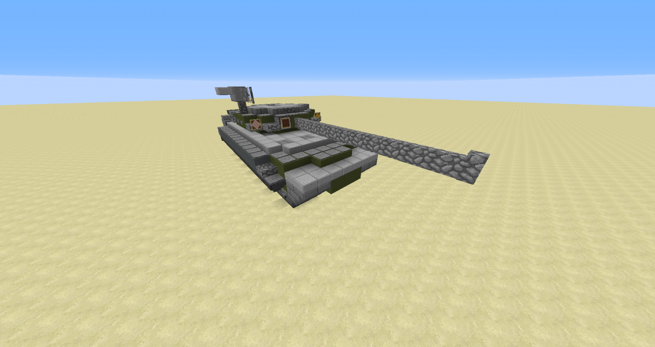T-90 Russian Main Battle Tank Minecraft Map