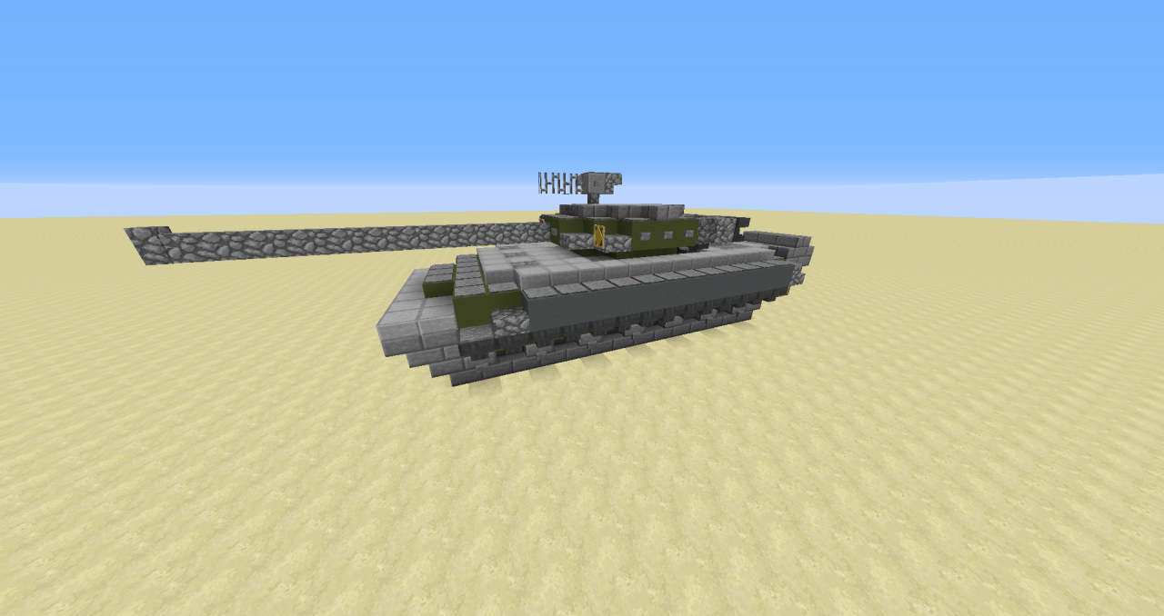 T-90 Russian Main Battle Tank Minecraft Map