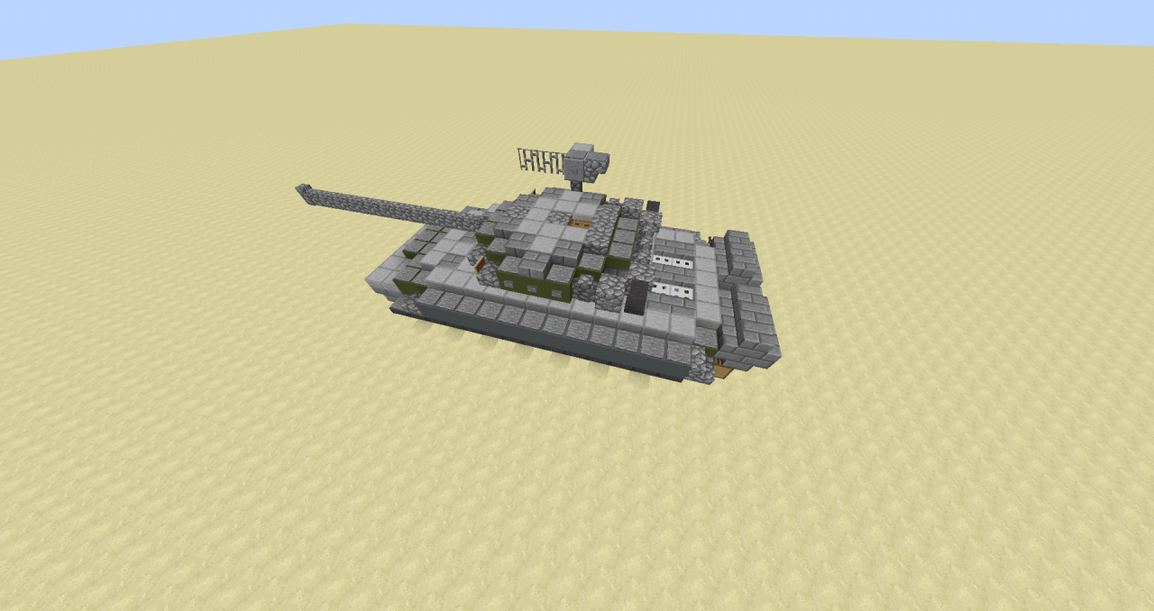 T-90 Russian Main Battle Tank Minecraft Map