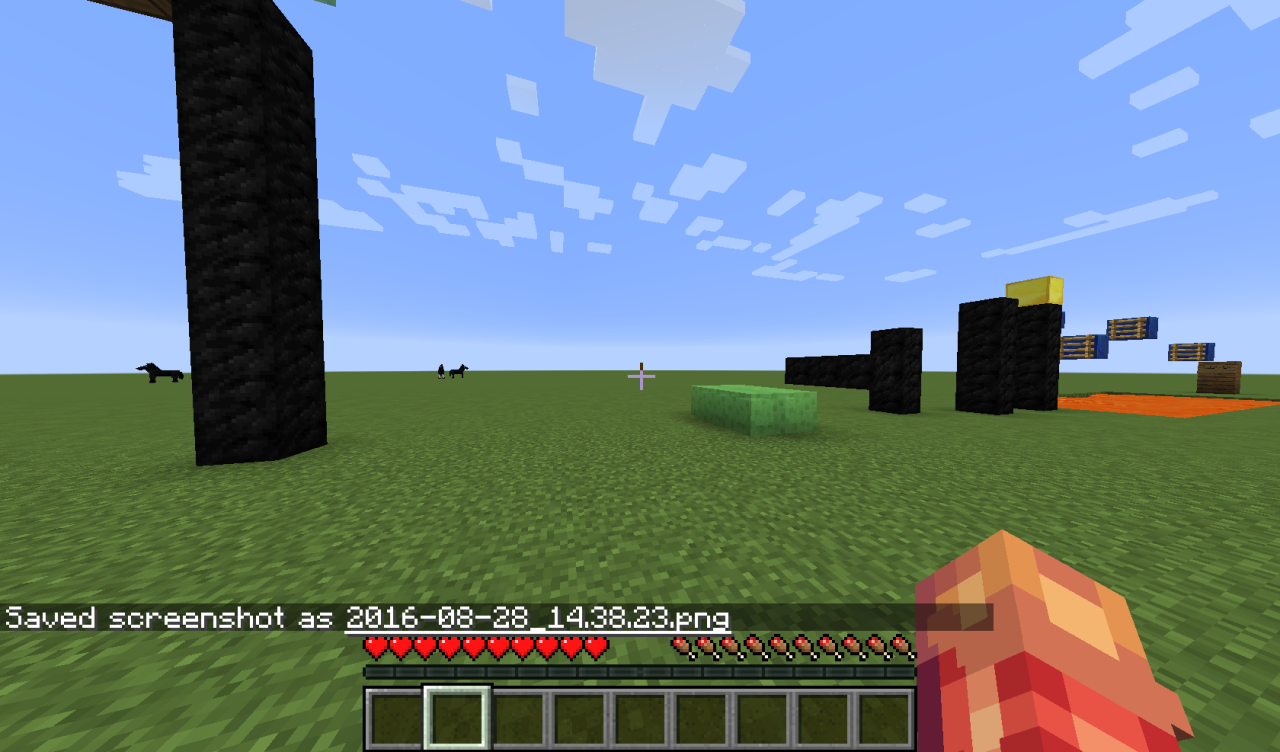 Sky Parkour with Slime Block Pistons Minecraft Map