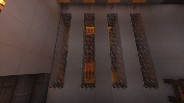Fully automatic redstone powered minecart railwaystation Minecraft Map
