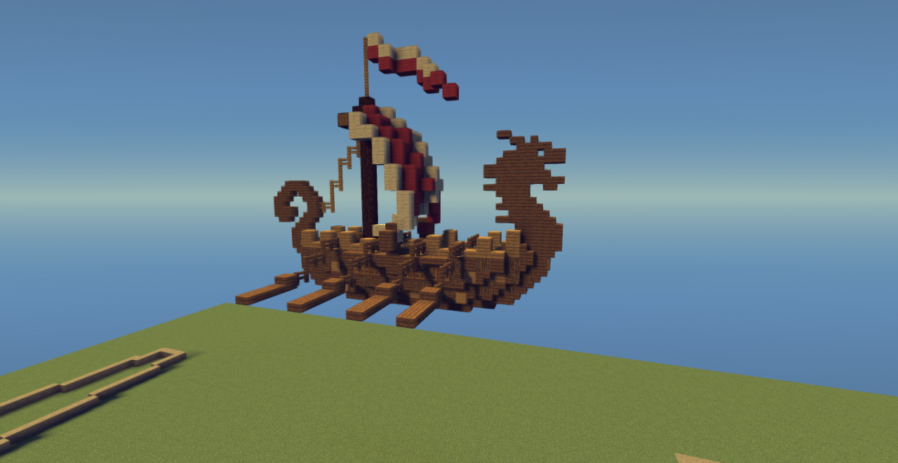 Viking Boat Minecraft Map