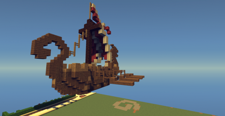 Viking Boat Minecraft Map