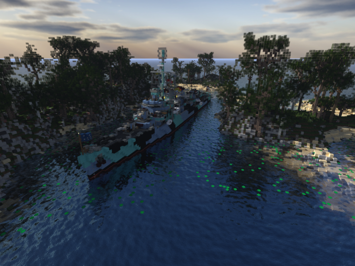 Fletcher-class destroyer Minecraft Map