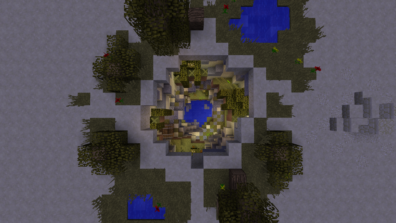 Underground; a world below the surface Minecraft Map