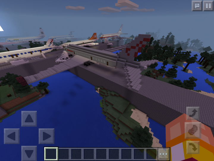 Airbus A350-900 Qatar Aiways Minecraft Map