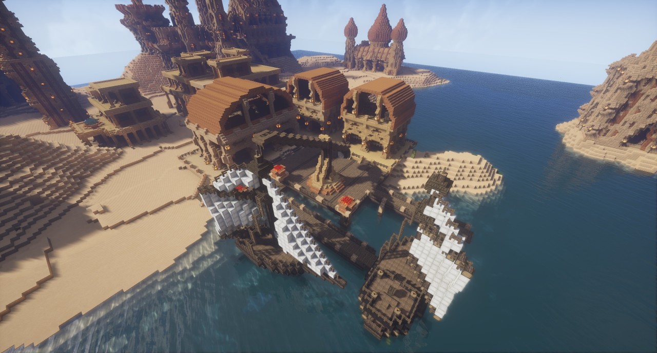 Fantasy Desert Port Minecraft Map
