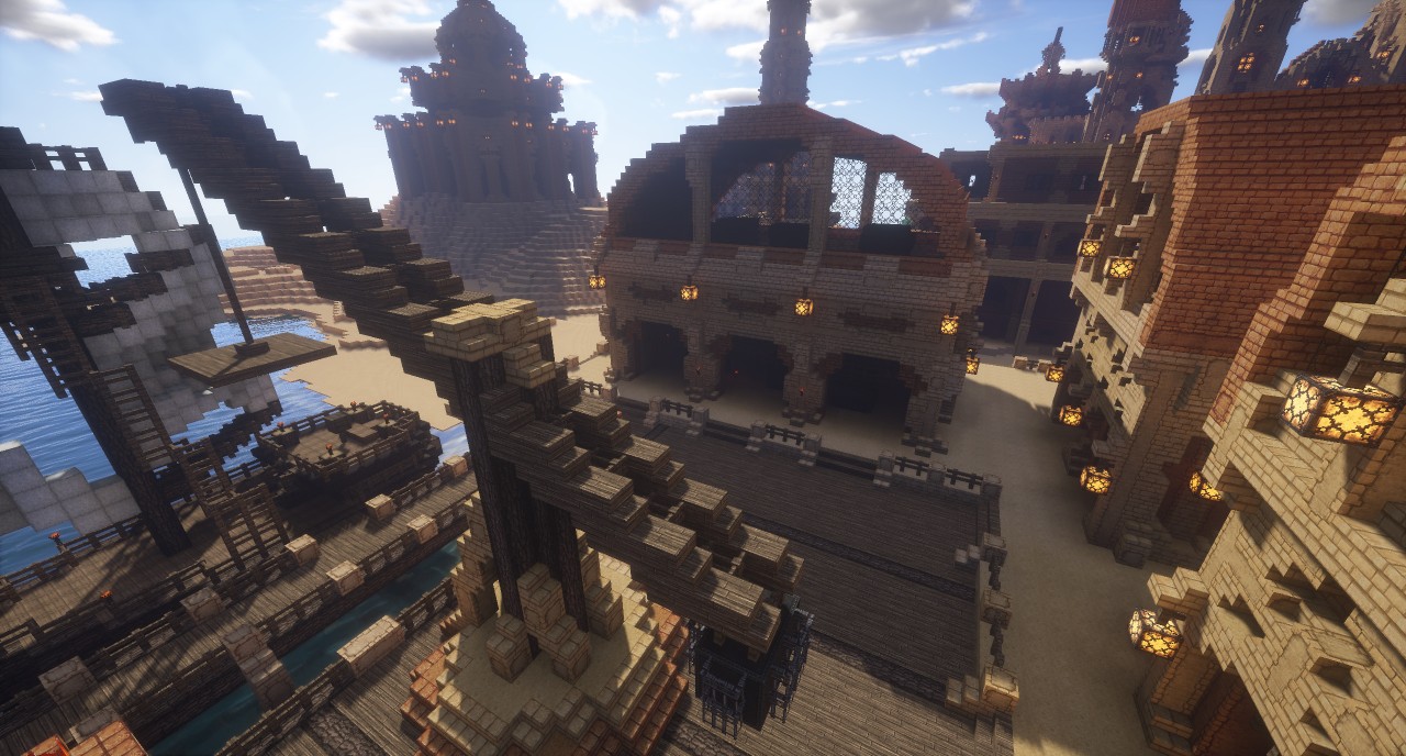 Fantasy Desert Port Minecraft Map
