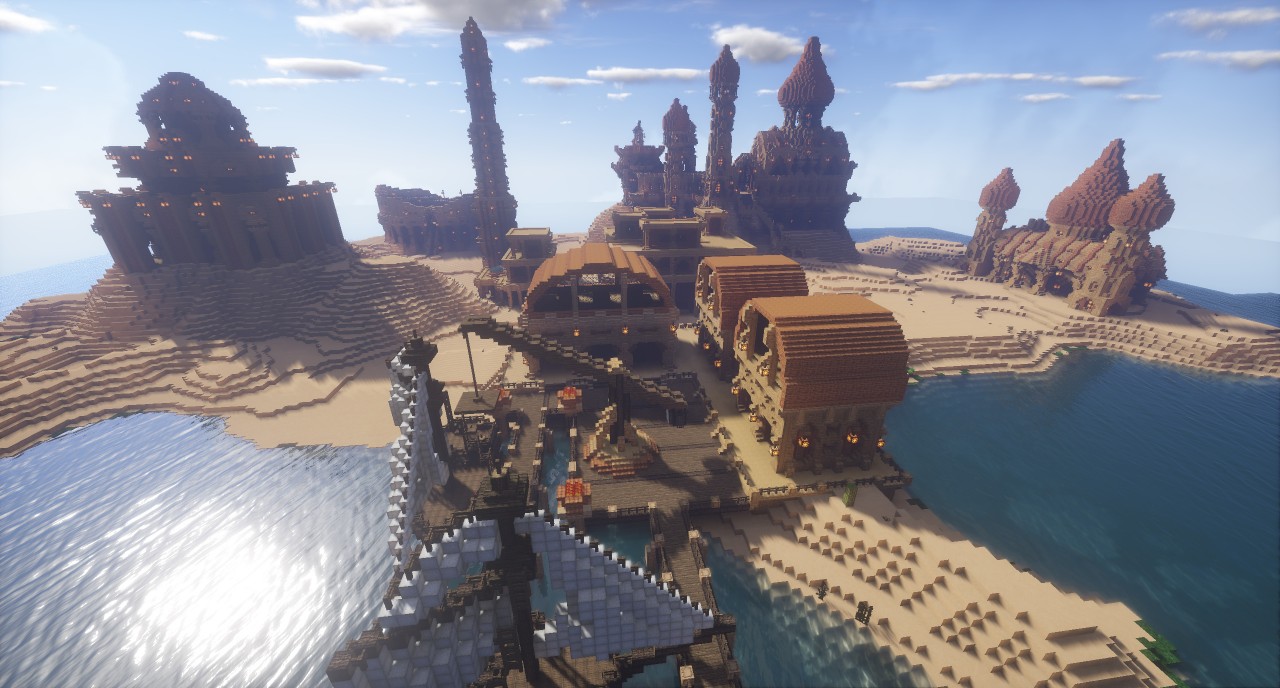 Fantasy Desert Port Minecraft Map