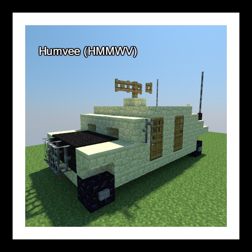 Humvee (HMMWV) Minecraft Map