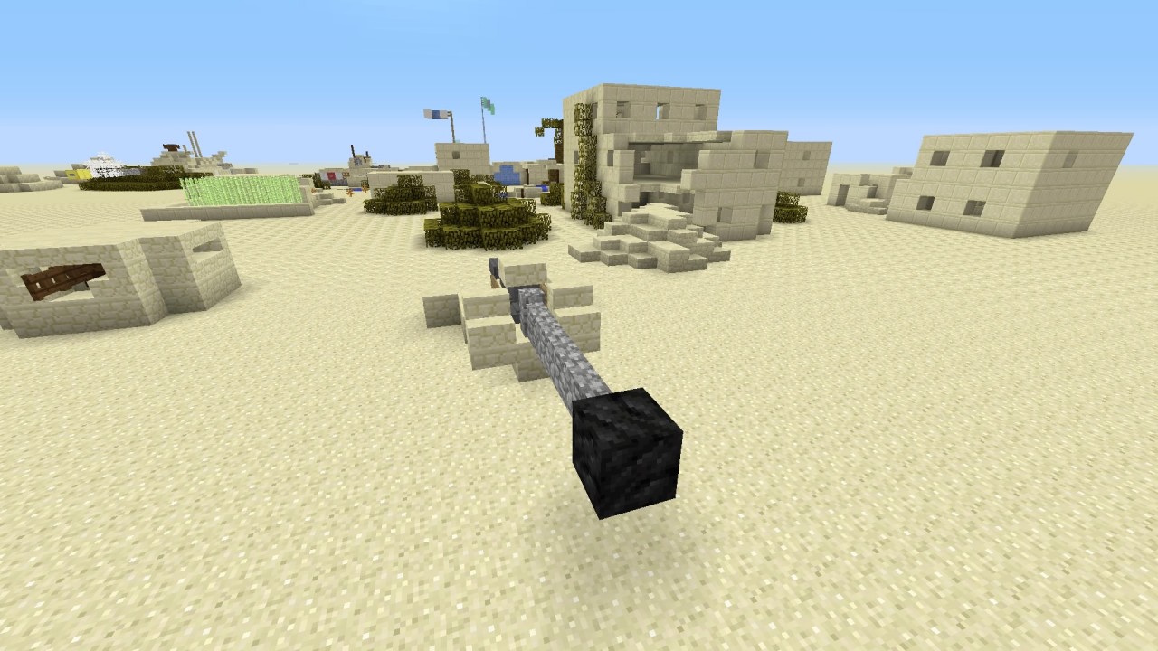 Desert Tank Battle Minecraft Map