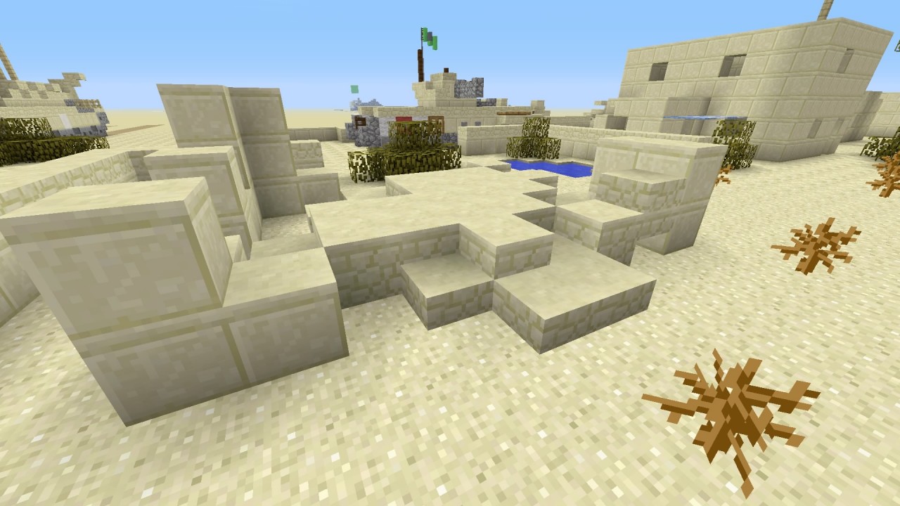 Desert Tank Battle Minecraft Map