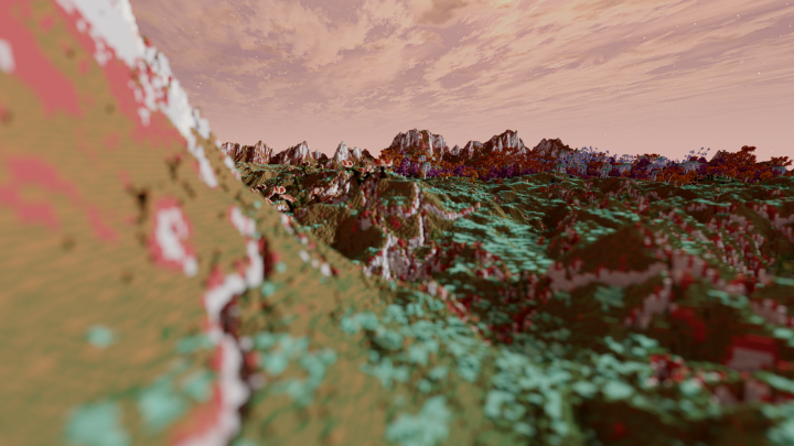 Tau Ceti e 10Kx10K Alien World (Survival Version Included) Minecraft Map