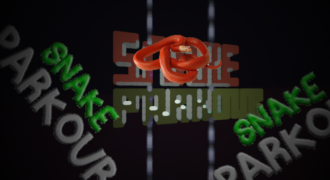 SNAKE PARKOUR - Parkour Map - By BxPLAY Minecraft Map