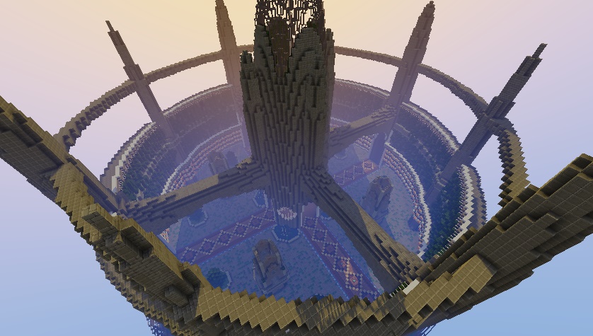 Small Spawn Hub Minecraft Map