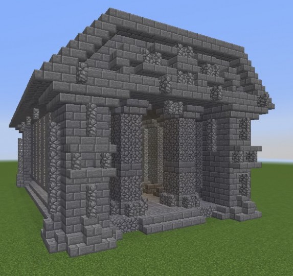 Improvised Temple Minecraft Map