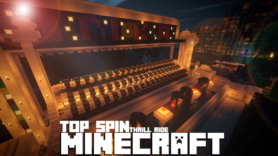 Top Spin - Funride - Amusement park attraction Minecraft Map