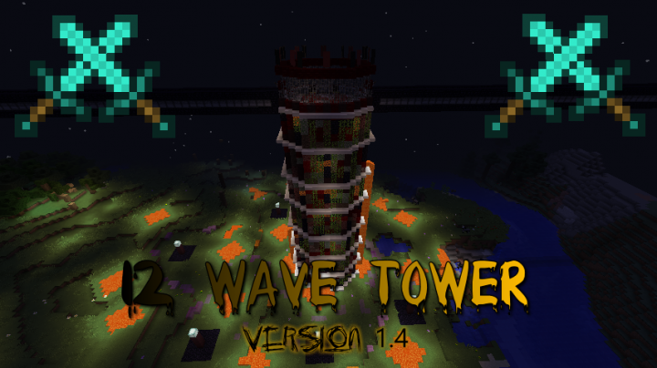 12 Wave Tower - A Minecraft Map Minecraft Map