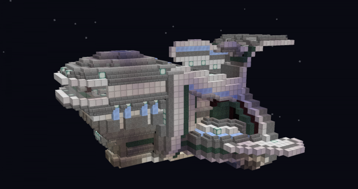 Lonely Space-cruiser thingy Minecraft Map