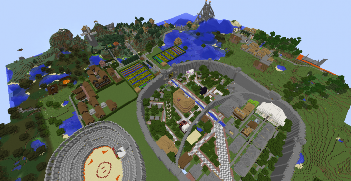 KingShield City's (Unfinished Project) Minecraft Map