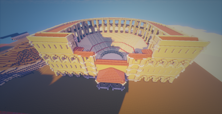 Amphithéâtre Romain Minecraft Project