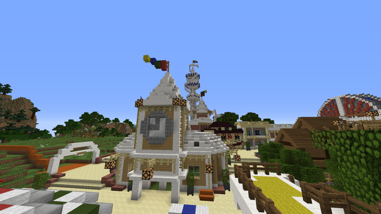 -FIVE FLAGS- Minecraft Map