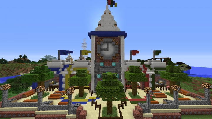 -FIVE FLAGS- Minecraft Map