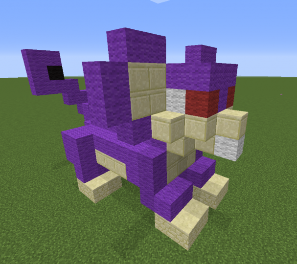 Small Rattata Statue Minecraft Map