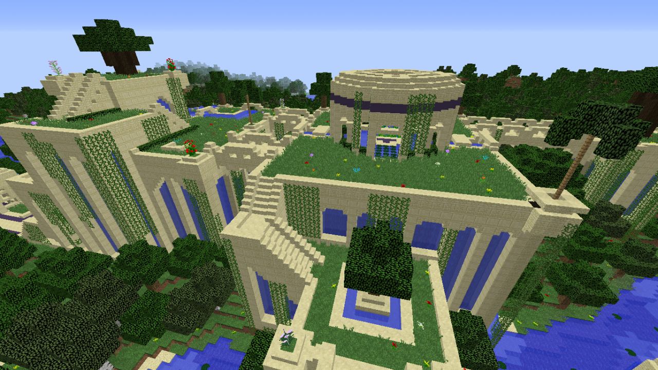 Babylon Gardens Minecraft Map