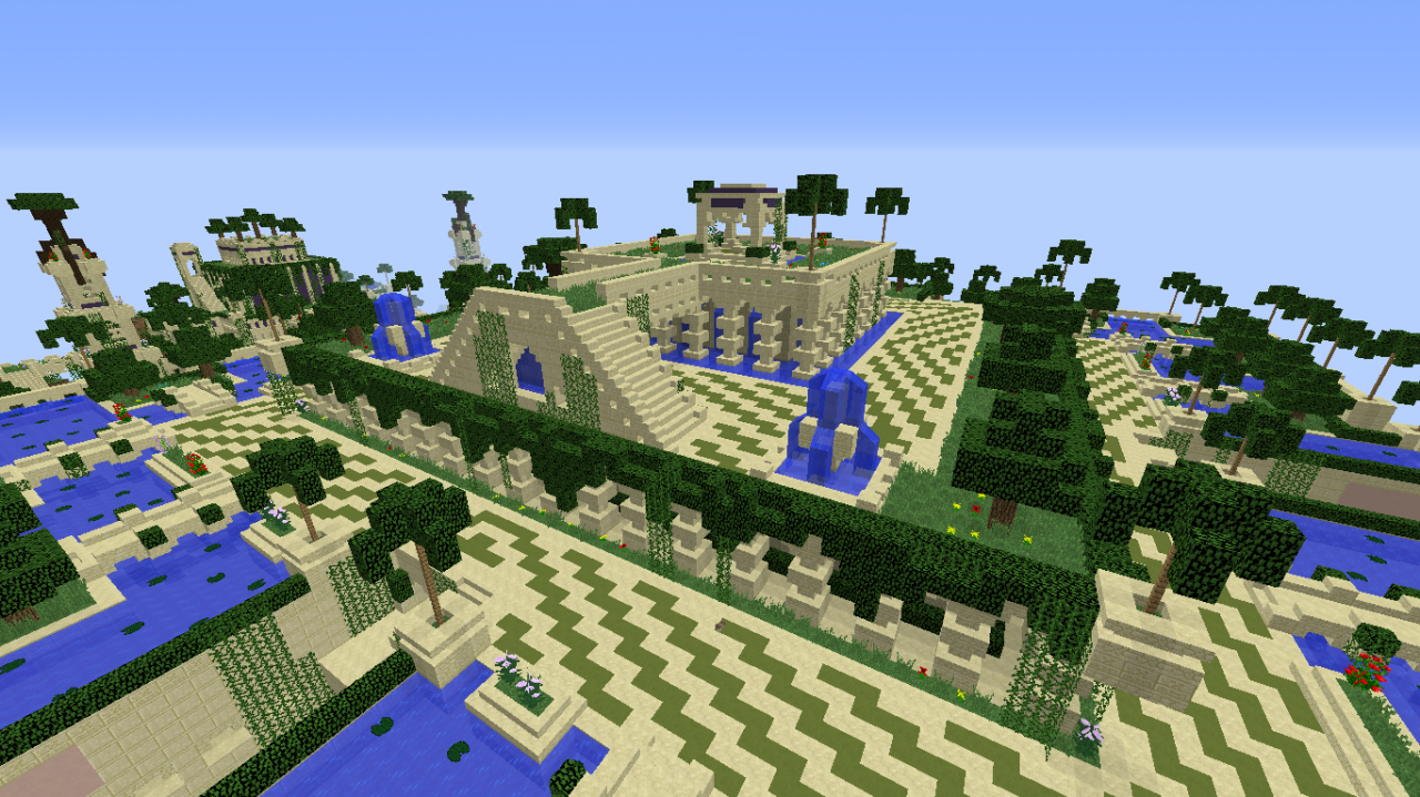 Babylon Gardens Minecraft Map