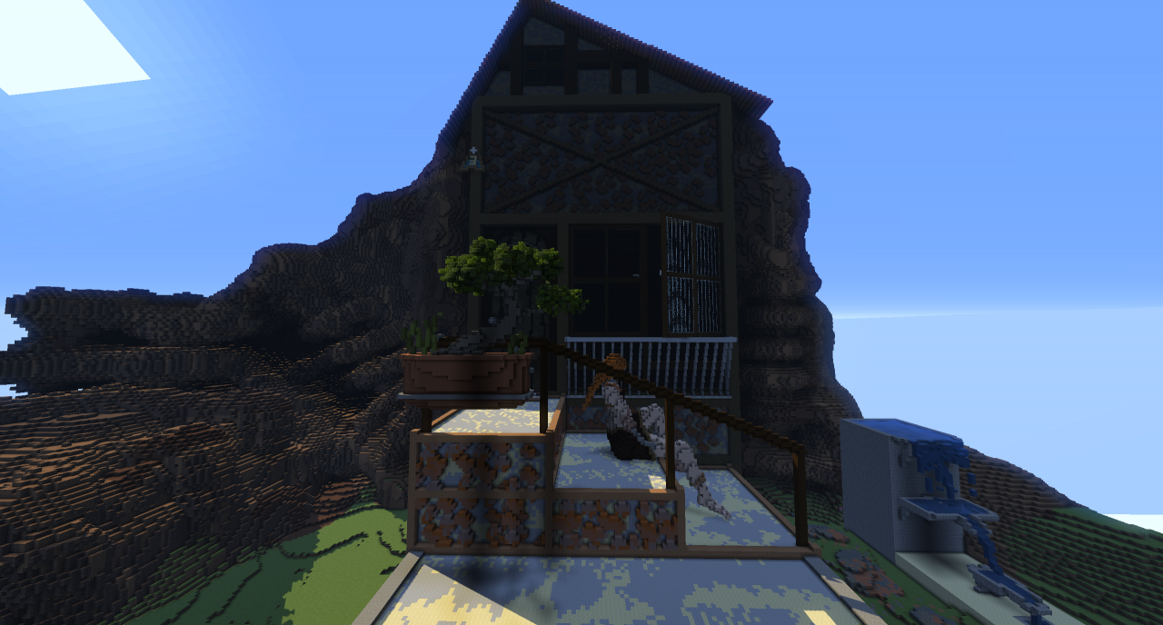 Simple house, curved mind Minecraft Map