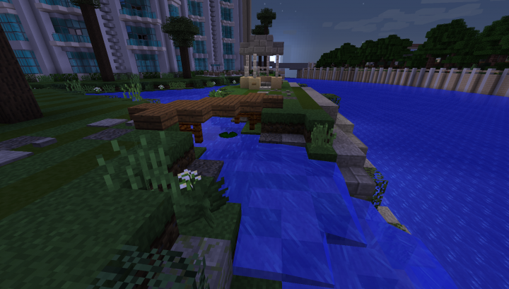Waterfall Feature - Greenfield Minecraft Map