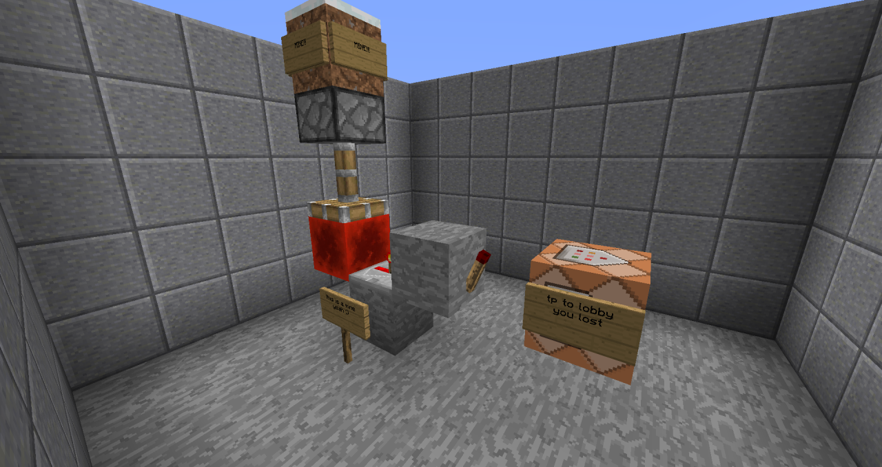 minesweeper demo Minecraft Map