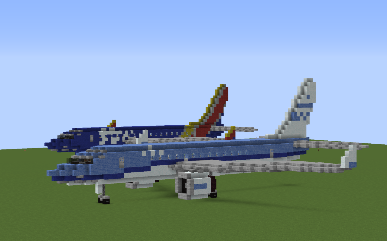 Boeing 737-700 KLM (new livery) Minecraft Map