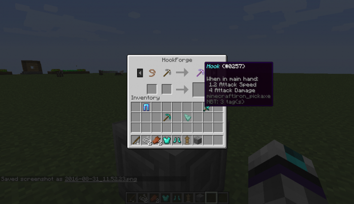 Grappling Hooks for 1.10 Minecraft Map