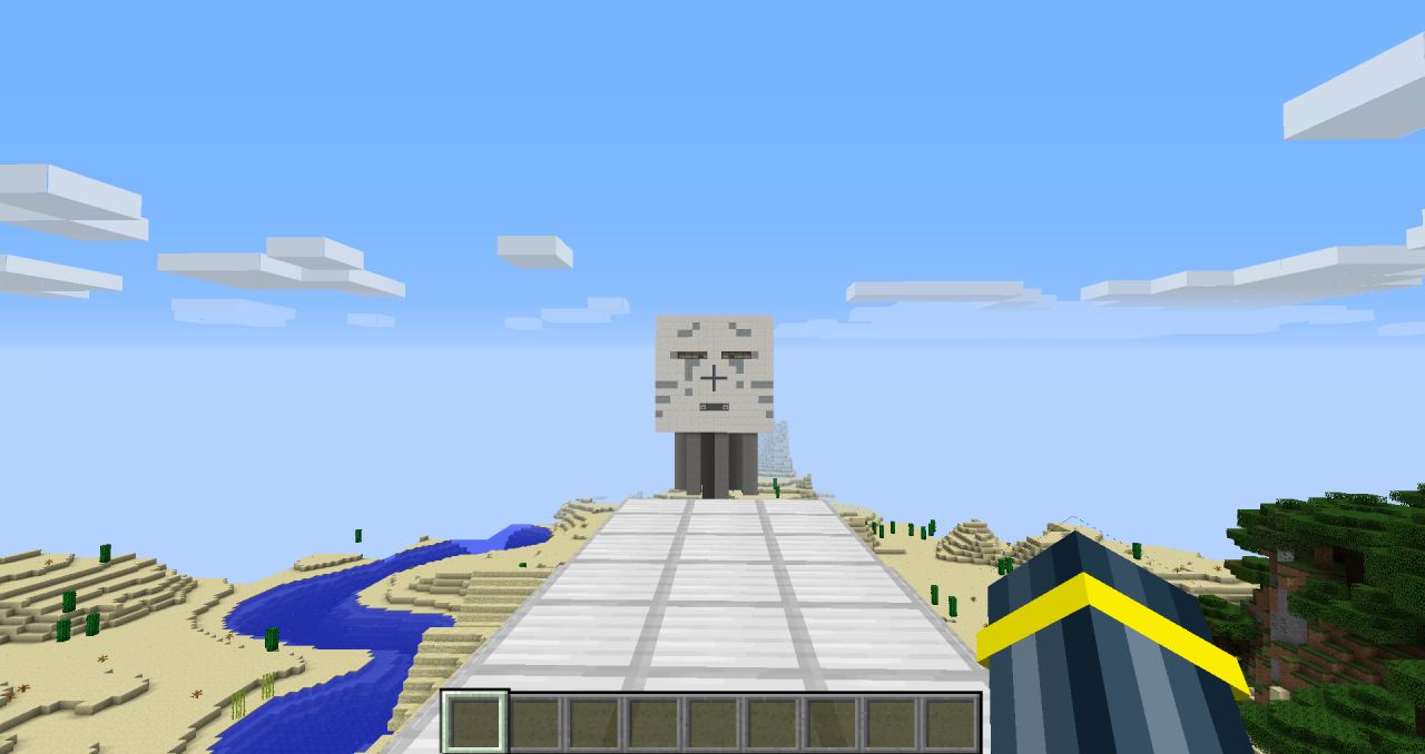 Attack of the Ghast Ships from the Nether Minecraft Map